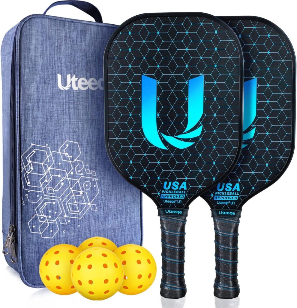 Uteeqe Pickleball Paddles Set Review - Pickleball Details